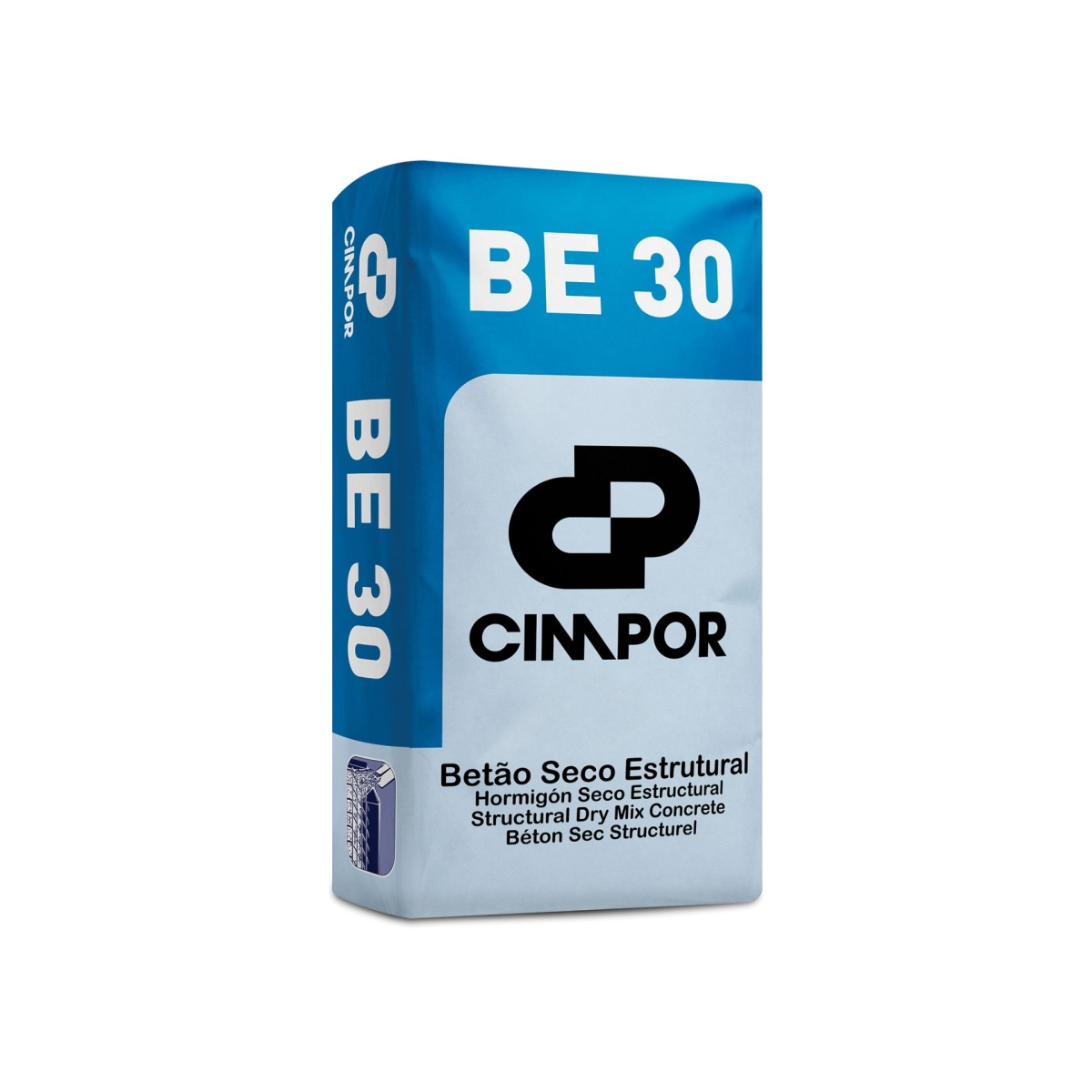 Betão Seco Estrutural BE30 - Saco de 25kg - 005030023 - Majodir